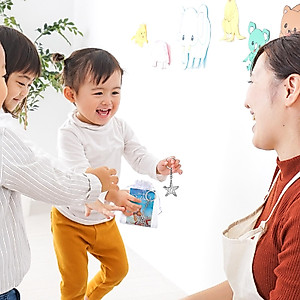 Kigeli 40 Set Starfish Story Gifts Employee Staff Appreciation 3.5x5 Inch Starfish Story Appreciation Cards Starfish Keychain Mini Starfish Keepsake Organza Bags for Christmas(Silver)