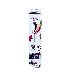 Mastrad Candy Thermometer Spatula: 2-in-1 Digital Thermospatula and Probe - Spatula with Built in Thermometer Probe for Precise Control of Candy, Jelly and Food Temperature (Up to 482 Degrees F)