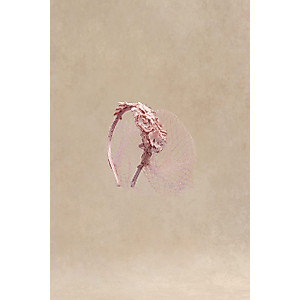 BABEYOND Bridal Wedding Veil Fascinator Mesh Lace Headband Tea Party Flower Fascinator Funeral Hats for Women