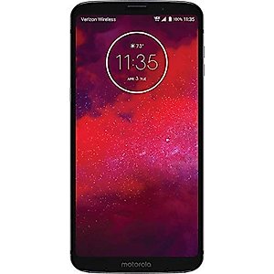 Motorola Moto Z3 MOTXT192917 Verizon Locked Edition 5G Capable - Ceramic Black (Renewed)