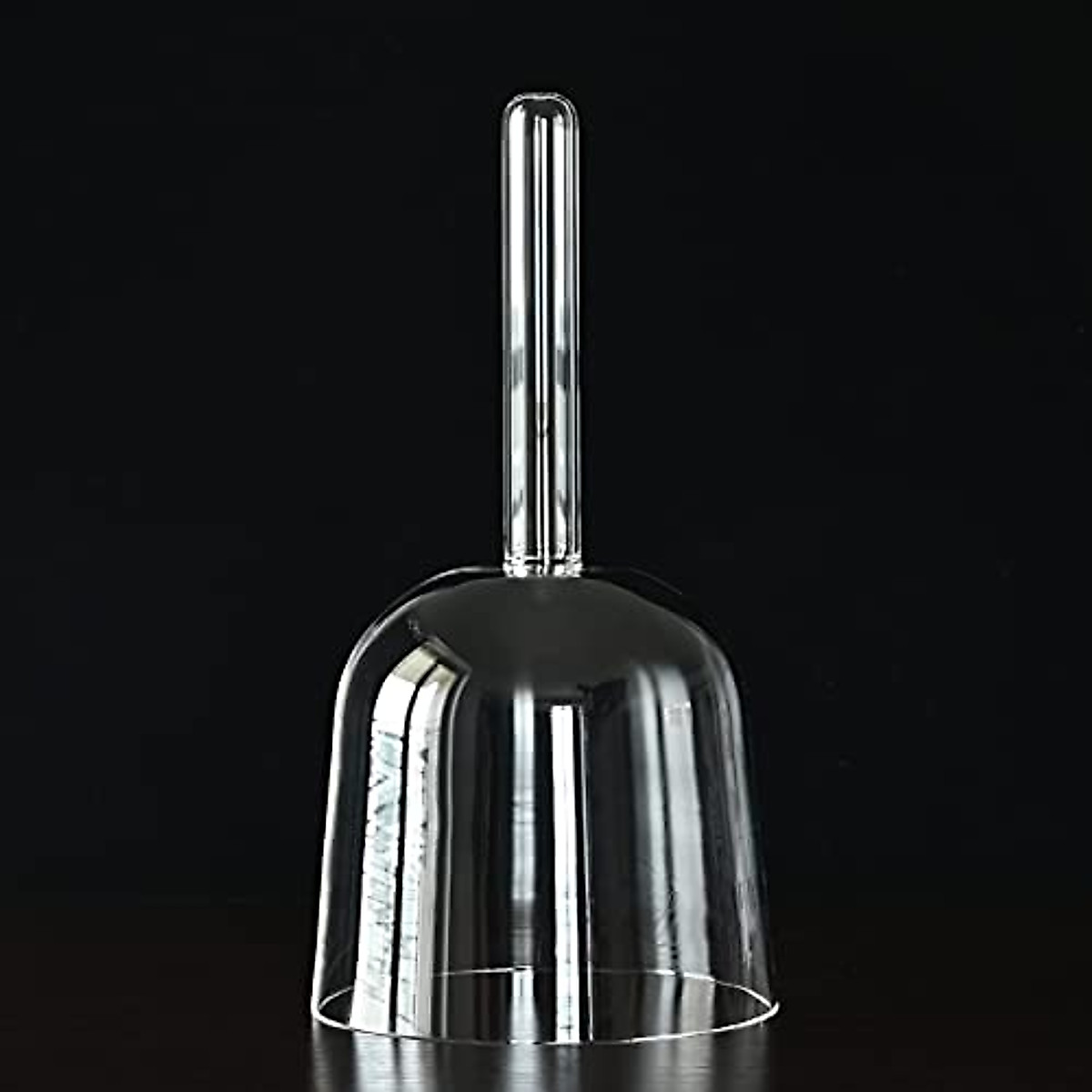 7 Inch F Note Hollow Handle Clear Quartz Crystal Singing Bowl With Handle Case