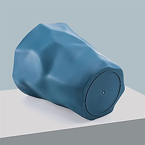 WAVEPEAK Indoor Trash cans Creative Household Trash Can Large Bathroom Kitchen Living Room Office Bedroom Dormitory Paper Basket Simple Waste Paper Basket Trash Can Indoor Garbage cans(B)