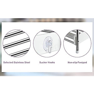 Titanmall 3 Tier Silver Slim Storage Unit Mobile Shelving Unit Organizer Slide Out Storage Tower Rack for Kitchen Bathroom Laundry Narrow Places