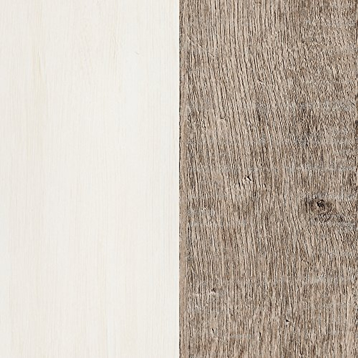 South Shore Plenny 5-Drawer Chest, White Wash and Weathered Oak