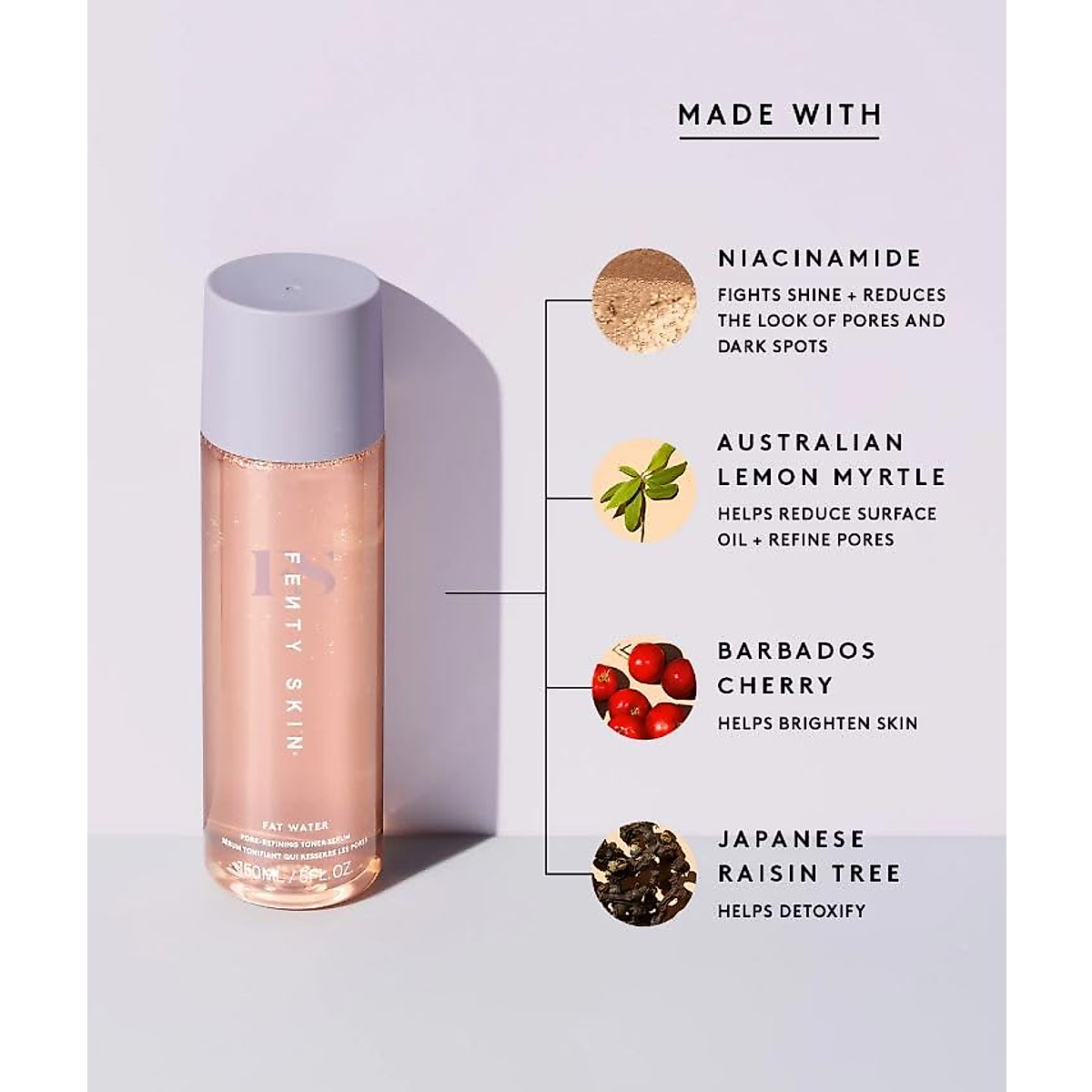 Fenty Skin MINI FAT WATER PORE-REFINING TONER SERUM 1.7 Fl. Oz