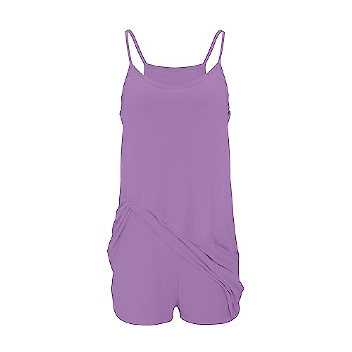 Ceboyel Womens Athletic Romper Dresses Summer Hot Shot Mini Dress Sleeveless Onesie Rompers Workout Clothes With Shorts 2023