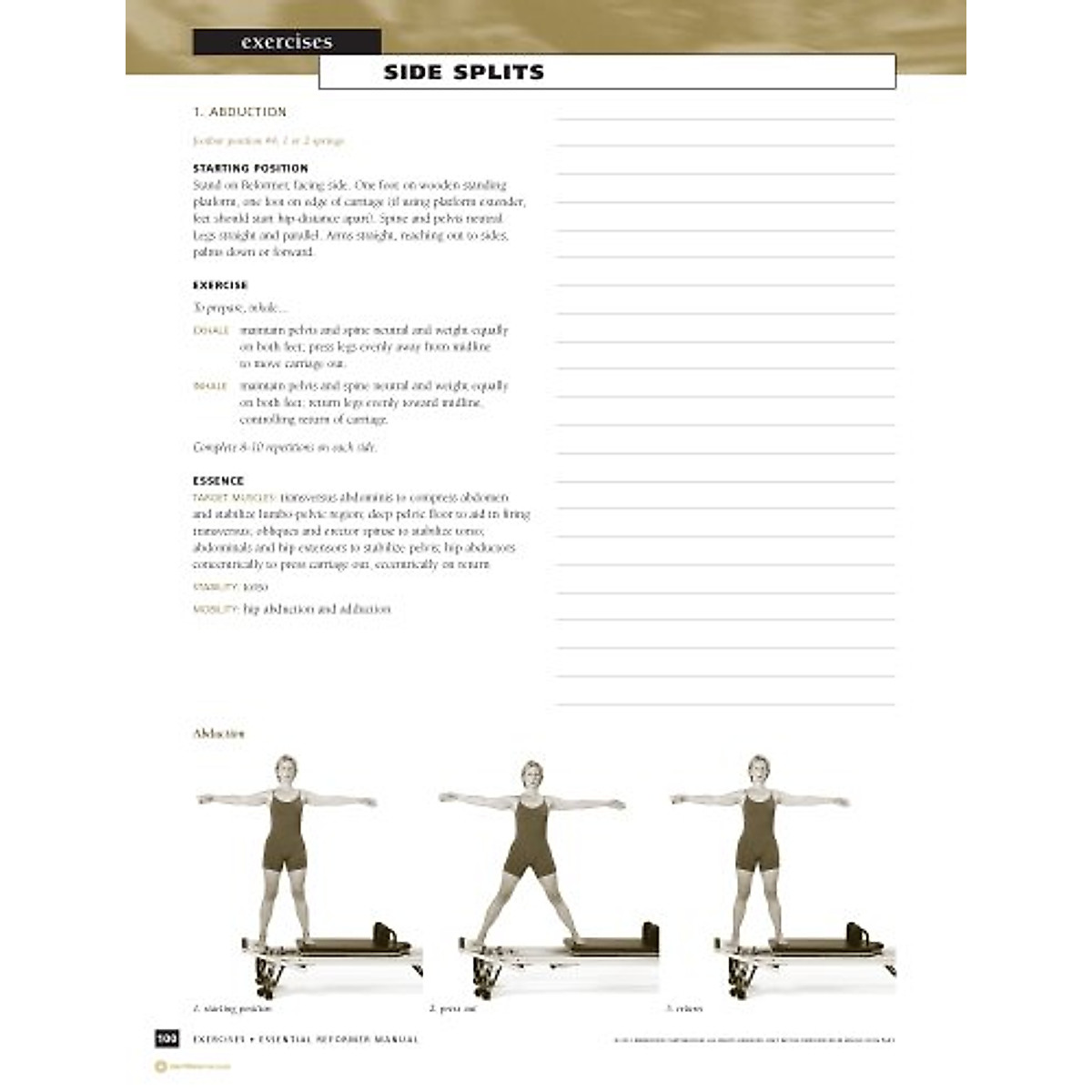 Stott Pilates Essential Reformer Manual-2nd Edition