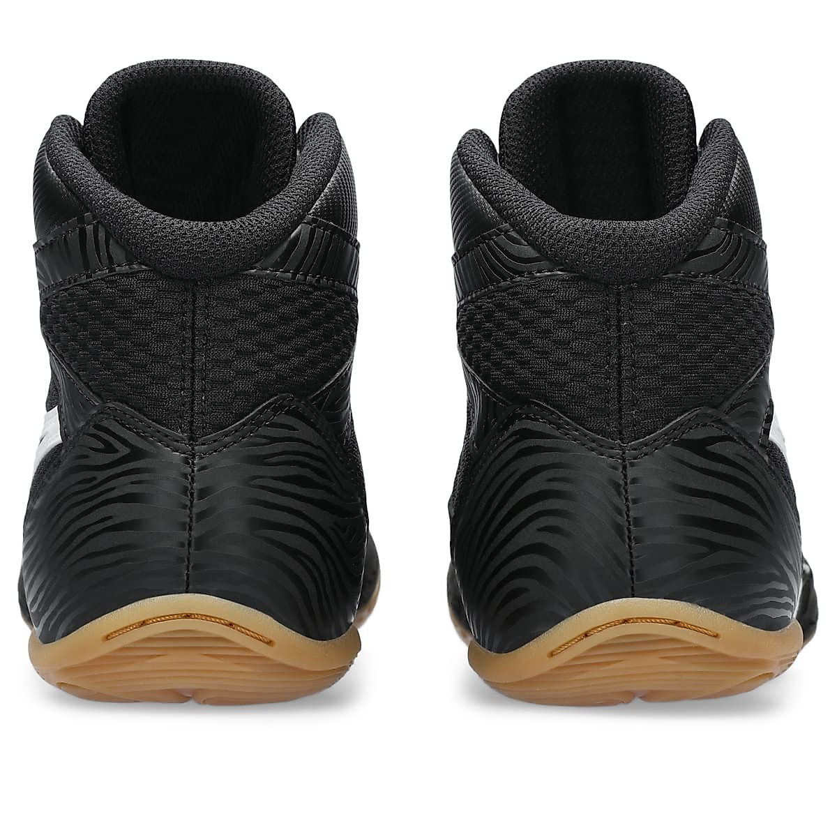 ASICS Kid's MATFLEX 7 Grade School Wrestling Shoes, 2, BLACK/WHITE