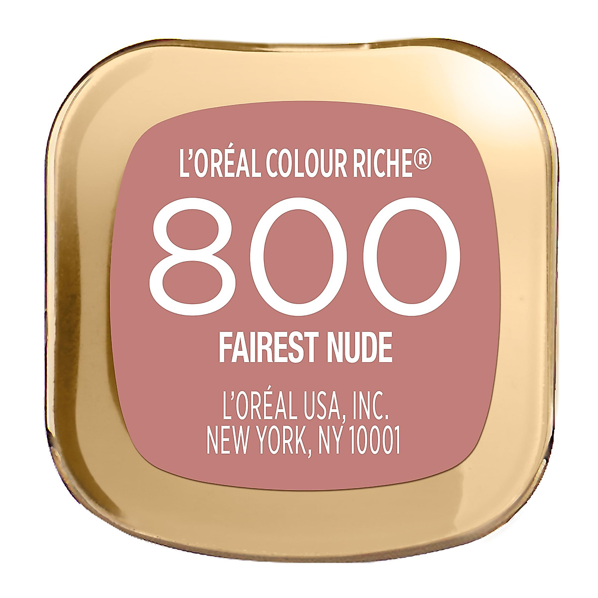 L'Oreal Paris Colour Riche Original Creamy, Hydrating Satin Lipstick with Argan Oil and Vitamin E, Fairest Nude, 1 Count