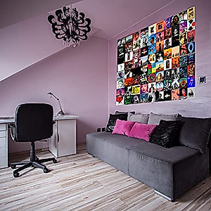 Unique America 150 Pcs | Posters Wall Collage Kit, Album Cover Posters, Posters for Room, Music Posters, Band Posters, Rapper Posters, Wall Posters, Rap Posters, Posters for Bedroom 6x6 Inch Total 80