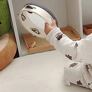 TOPZEA 12 Pack Kids Musical Instruments, Natural Wood Percussion Instrument Baby Drum Set Tambourine Xylophone Musical Toys for Toddler, Boys and Girls, Preschool Educational, with Storage Bag