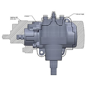 Vega Power Cross Steering Gear Box Combo