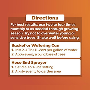 Bloom City's Organic Citrus & Fruit Fertilizer for Fruit Trees - Citrus Tree Fertilizer for Potted Trees - Perfect Lemon Tree Fertilizer, Quart (32 oz)