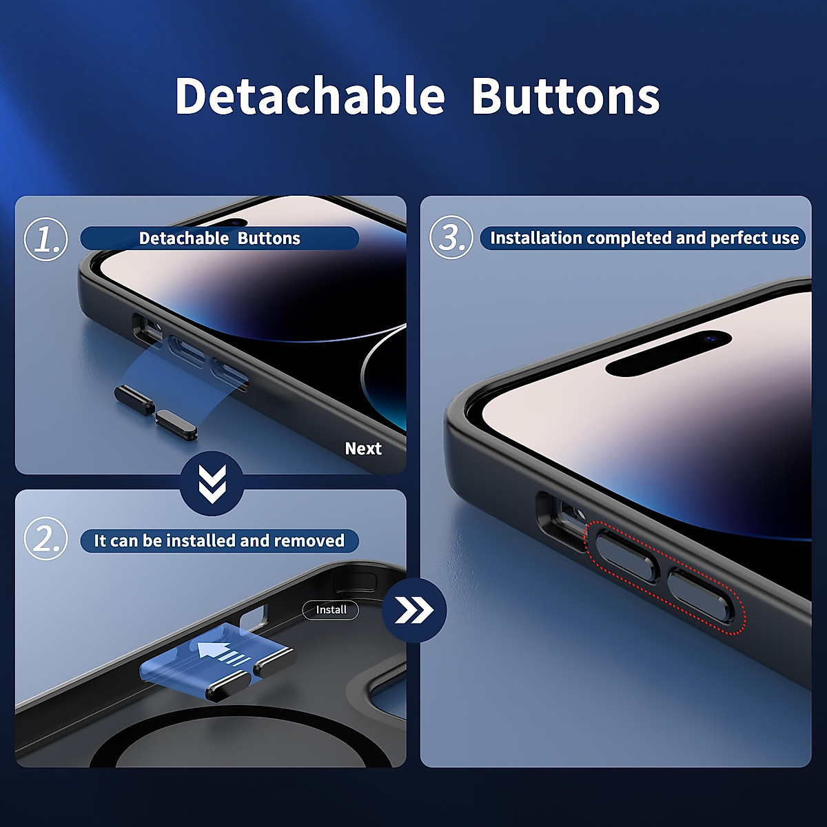 CACOE Magnetic Case for iPhone 13 Pro Max 6.7 inch-Compatible with MagSafe & Magnetic Car Phone Mount,TPU Thin Phone Cases Cover Protective Shockproof Anti-Fingerprint(Dark Purple)