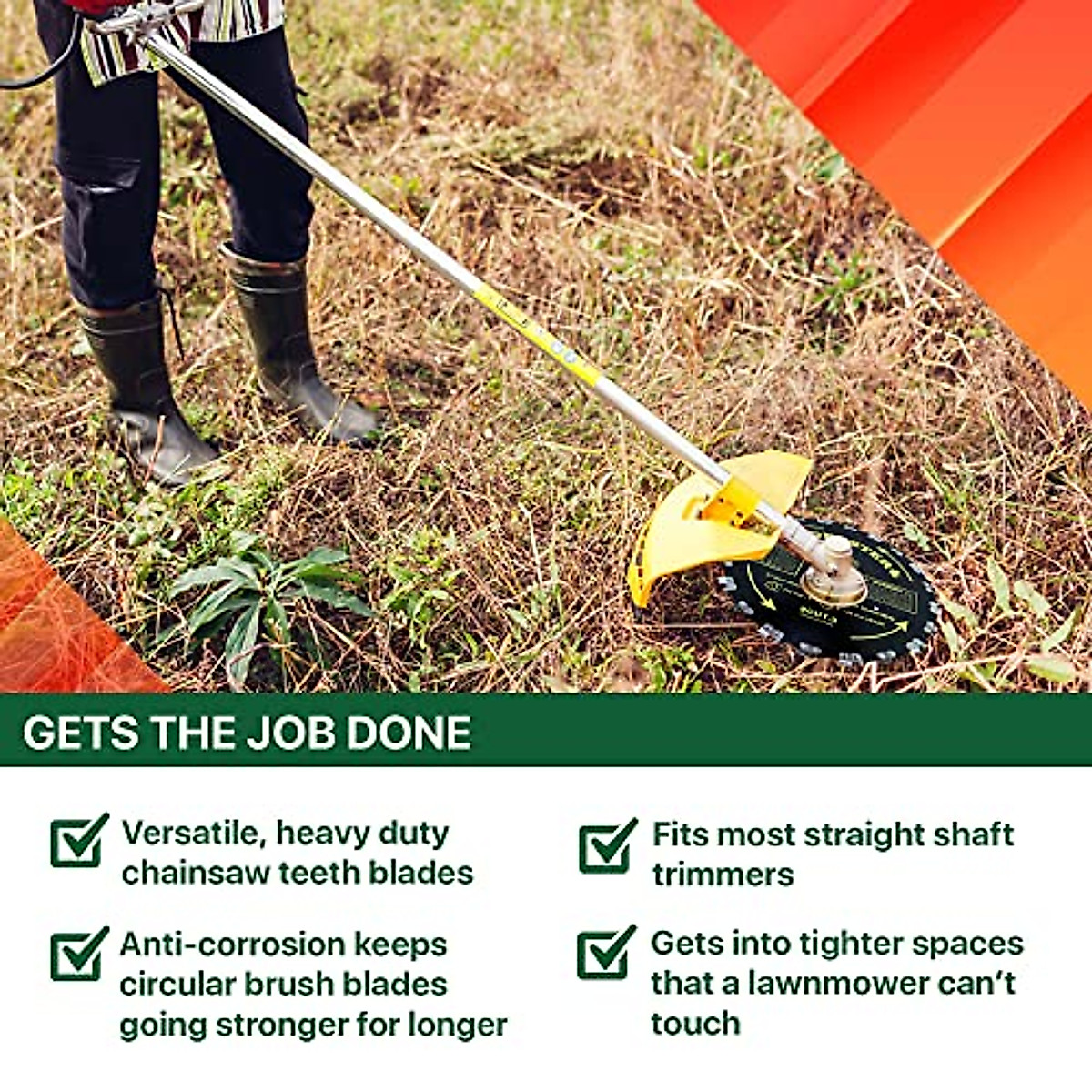 FORESTER Chainsaw Brush Cutter Blade and File Set