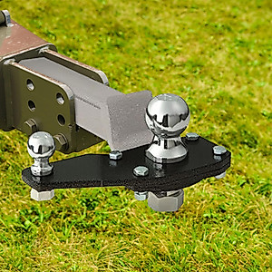 EAZ-LIFT Left or Right 2-inch Ball Mount Adapter | Made of Durable Powder-Coated Steel | (48386)