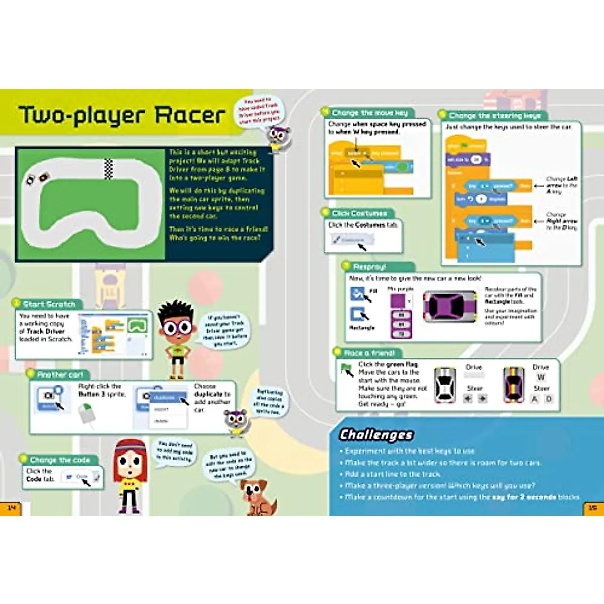 Coding with Scratch - Create Fantastic Driving Games: The QuestKids children's series (In Easy Steps)