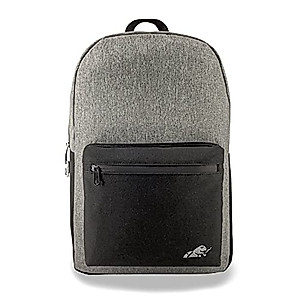 Generic Smoking Turtle: 100 Smell Proof Backpack with Combo Lock, Weather Resistant (Grey & Black),Large