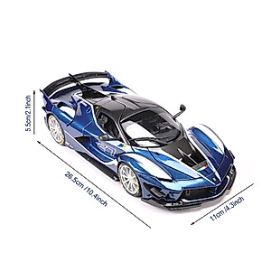 HTLNUZD 1/18 2023 FXXKevo Static Alloy Luxury Sports Car for Ferrari Die Cast Model Collectible Gift