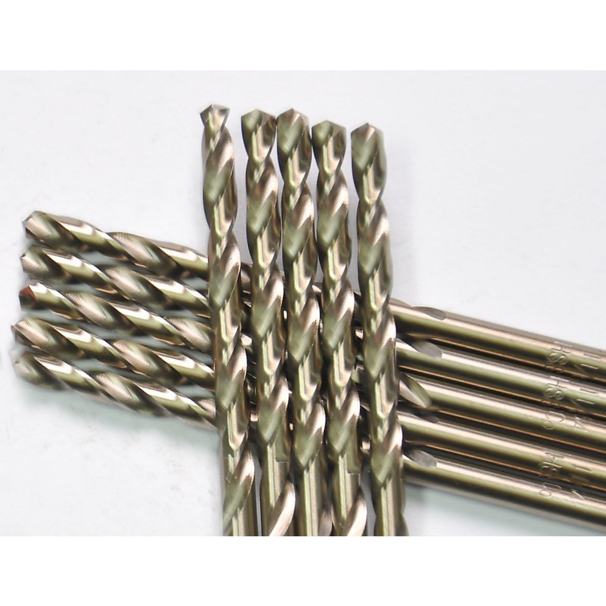 50 PCS,M35 Cobalt Twist Drill Bits, 1/16", 5/64", 3/32", 7/64", 1/8" [10pcs for Each]