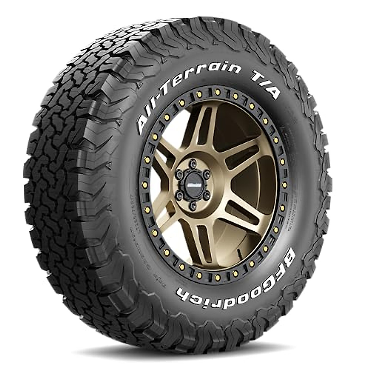 BFGoodrich All Terrain T/A KO2 Radial Car Tire for Light Trucks, SUVs, and Crossovers,LT265/65R17/E 120/117S