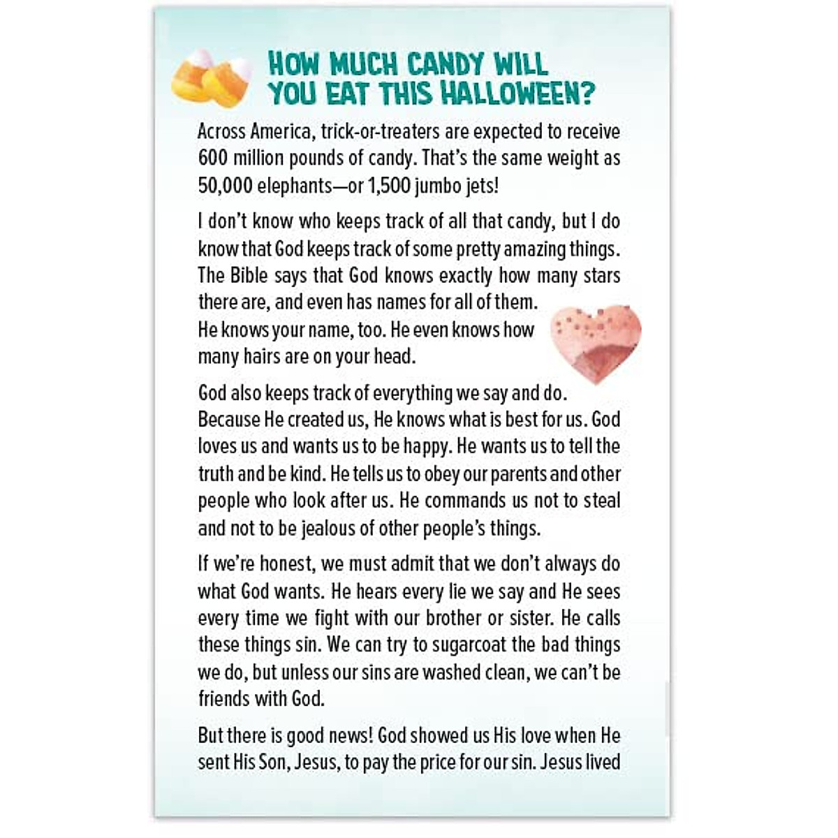 What Could Be Sweeter? (Gospel Tract - Packet of 100 - NKJV)