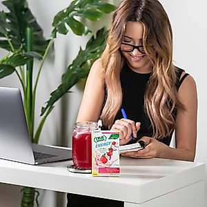 True Lemon Energy, Blueberry Acai & Strawberry Dragonfruit Drink Mix with By The Cup Mood Spoons