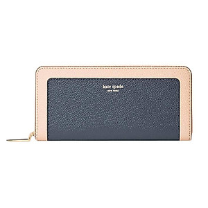 Kate Spade New York Women's Margaux Slim Continental Wallet, Light Fawn Multi