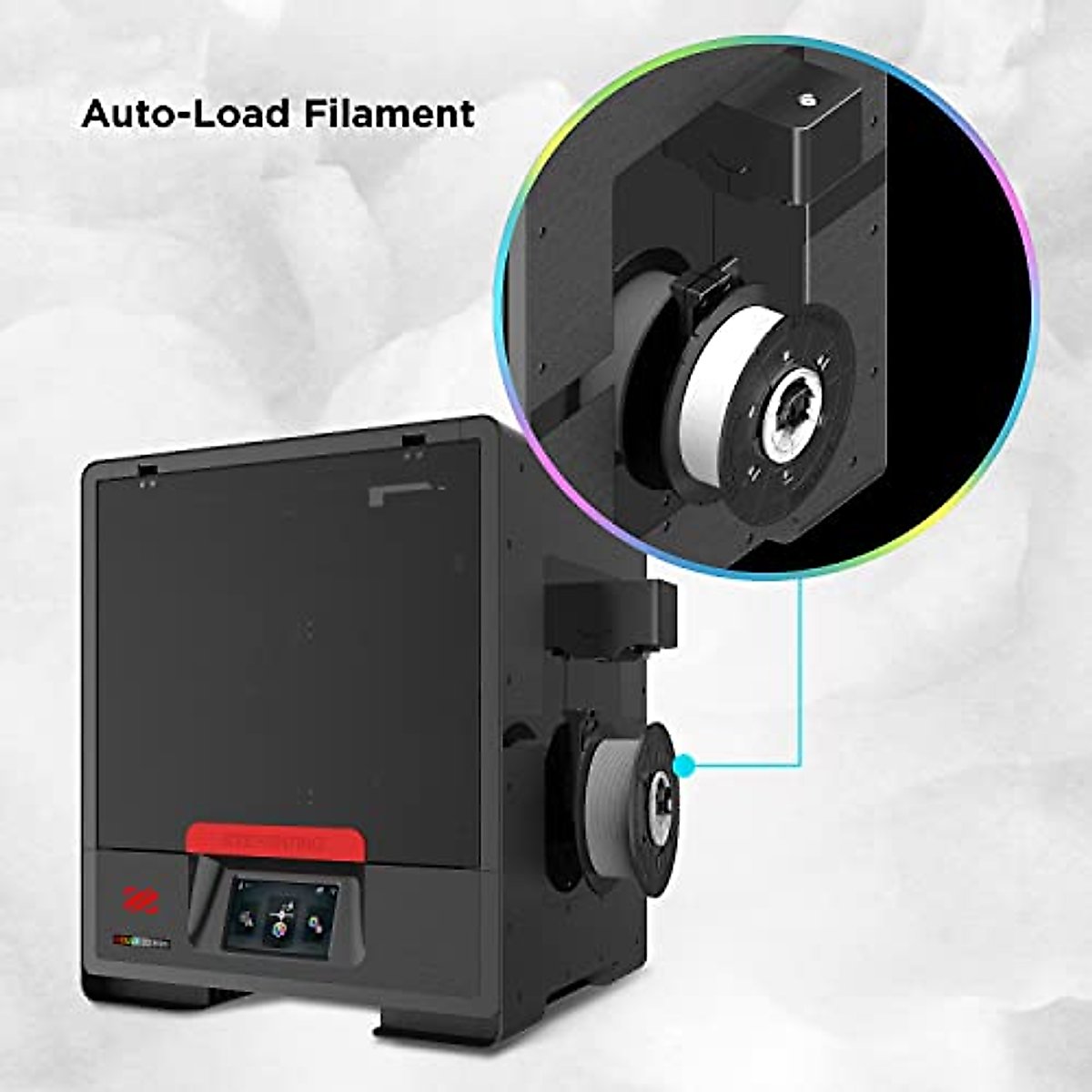 XYZPrinting da Vinci Color Mini 3D Printer with Color Injecting Printing Function, FFF 3D Printers Build Size 5.1 x 5.1 x 5.1 inches