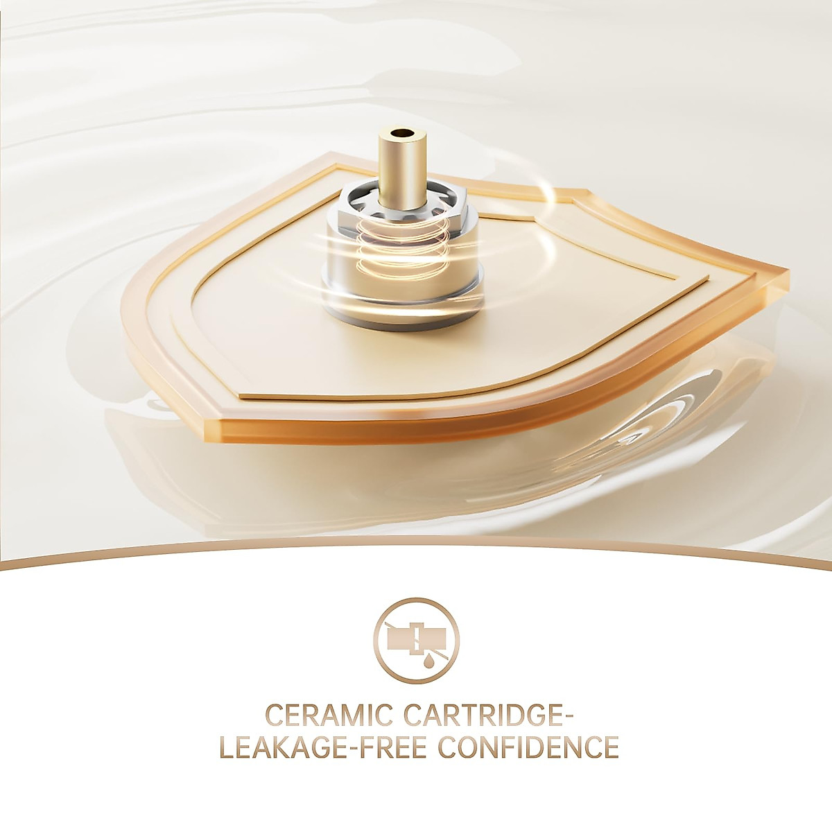 Phiestina Pull Down Sprayer Brushed Nickel Bathroom Faucet, 4 Inch 3 Hole Centerset Pull Out Bathroom Sink Faucet，with 360 Swivel Spout, Metal Pop-Up Drain & cUPC Water Supply Lines, BF04011-K01-GBN