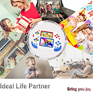 Beijue Handheld Games for Kids Adults 3.0'' Large Screen Preloaded 218 Classic Retro Video Games Seniors Rechargeable Electronic Game Player Birthday Xmas Present (Blue)