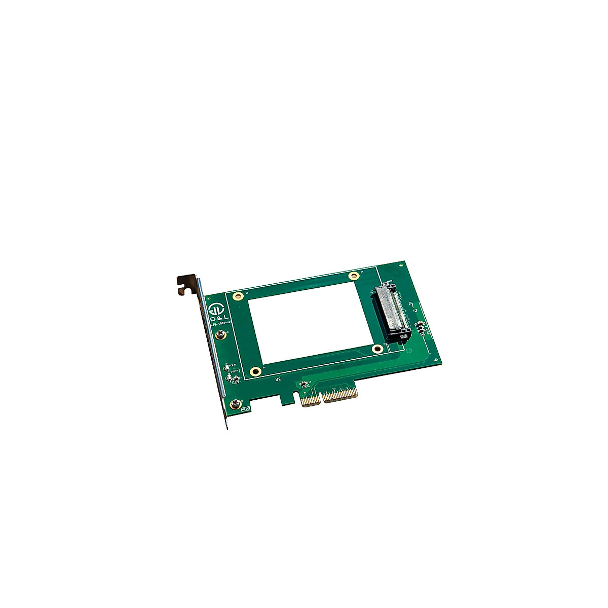 DiLiVing PCIe to NVMe U.2 Adapter, PCIe 4X to SFF-8639 Interface for 2.5" NVMe SSD(PEX4SFF8639)