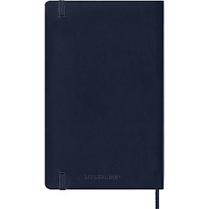 Moleskine Classic 18 Month 2022-2023 Weekly Planner, Soft Cover, Large (5" x 8.25"), Sapphire Blue