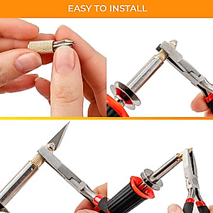 Premium Wood Burning Kit 43PCS | 36Tips, Adjustable Temperature Pen With Stand, Metal Stencil & Pliers. Free Deluxe Case & How To. Complete Gift For An Effortlessly Mastering The Art Of Pyrography