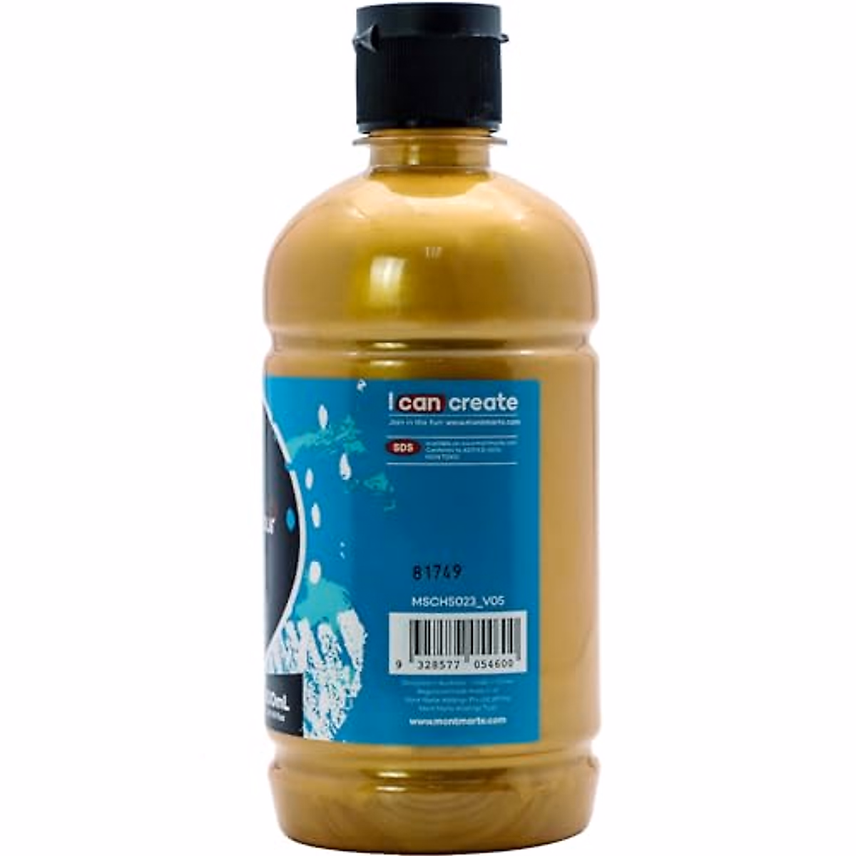 Mont Marte Studio Acrylic Paint Set-500ML 4 Colour-Metallic