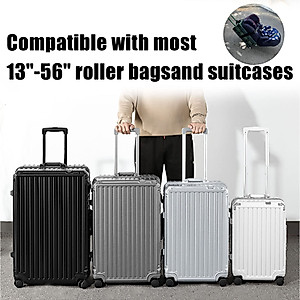 Car Seat Travel Belt | Adjustable Strap to Convert Kid and Carry-on Luggage into an Airport Stroller，Easy Carry ,Universal Size, Black