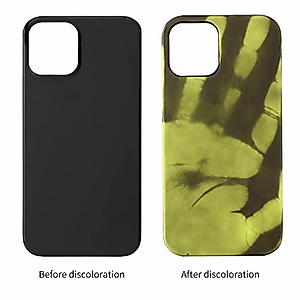 Thermochromic pigment 10g 82F/28 °C Yellow to white, thermal mood color heat sensitive changing paint temperature activated for slime/shoes Glass epoxy tumbler supplies etc.