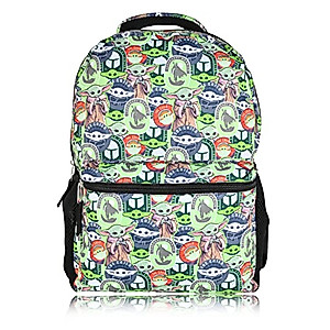 STAR WARS Baby Yoda Mandelorian Backpack | Officially Licenced Yoda Backpacks For School, Boys, Girls, or Adults