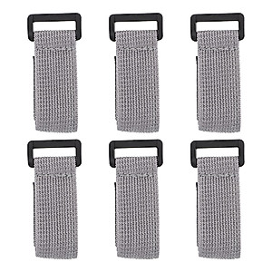Luxshiny 6Pcs Adjustable Bento Box Elastic Band Replacement Set, Polyester and Plastic Material, Lightweight, Easy to Carry, Suitable for Travel, Office, Camping