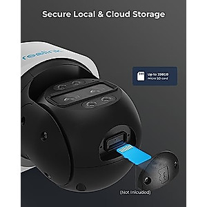 REOLINK Wired Cellular Security Camera Outdoor, 4G LTE Camera No WiFi Needed, 4MP PTZ, 6X Hybrid Zoom with Auto Tracking, Smart Detection, Plug-in for Nonstop Power, 24/7 Recording, TrackMix Wired LTE