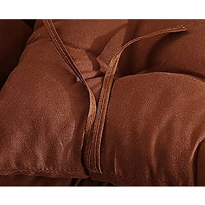 Hruile 2 or 3 Seater Thick Bench Cushion Pad Rectangle Garden Chair Pad Mat Seat Pad Cushion Outdoor Indoor Bench Pillow Dining Patio Chaise Swing Seat Cushion,48x120cm,Pink