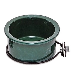 Prevue Pet Products BPV6402 Ceramic Marble Crock Dish Birds Cup, 24-Ounce