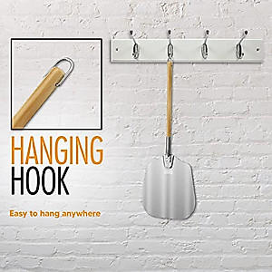 Cieso Pizza Peel - 12 x 14 Inch Aluminium Blade with Detachable 15.5 Inch Wood Handle - Pizza Peel 12 inch for Home and Commercial Use - eBook Included