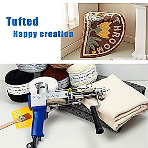 Non-Slip Tufting Cloth Thick Backing Fabric, 2mm Thick (More Wear-Resistant & Tear-Resistant & Durable) Perfect Rug Backing Fabric & Rug Making Supplies (71 x 79 Inch)