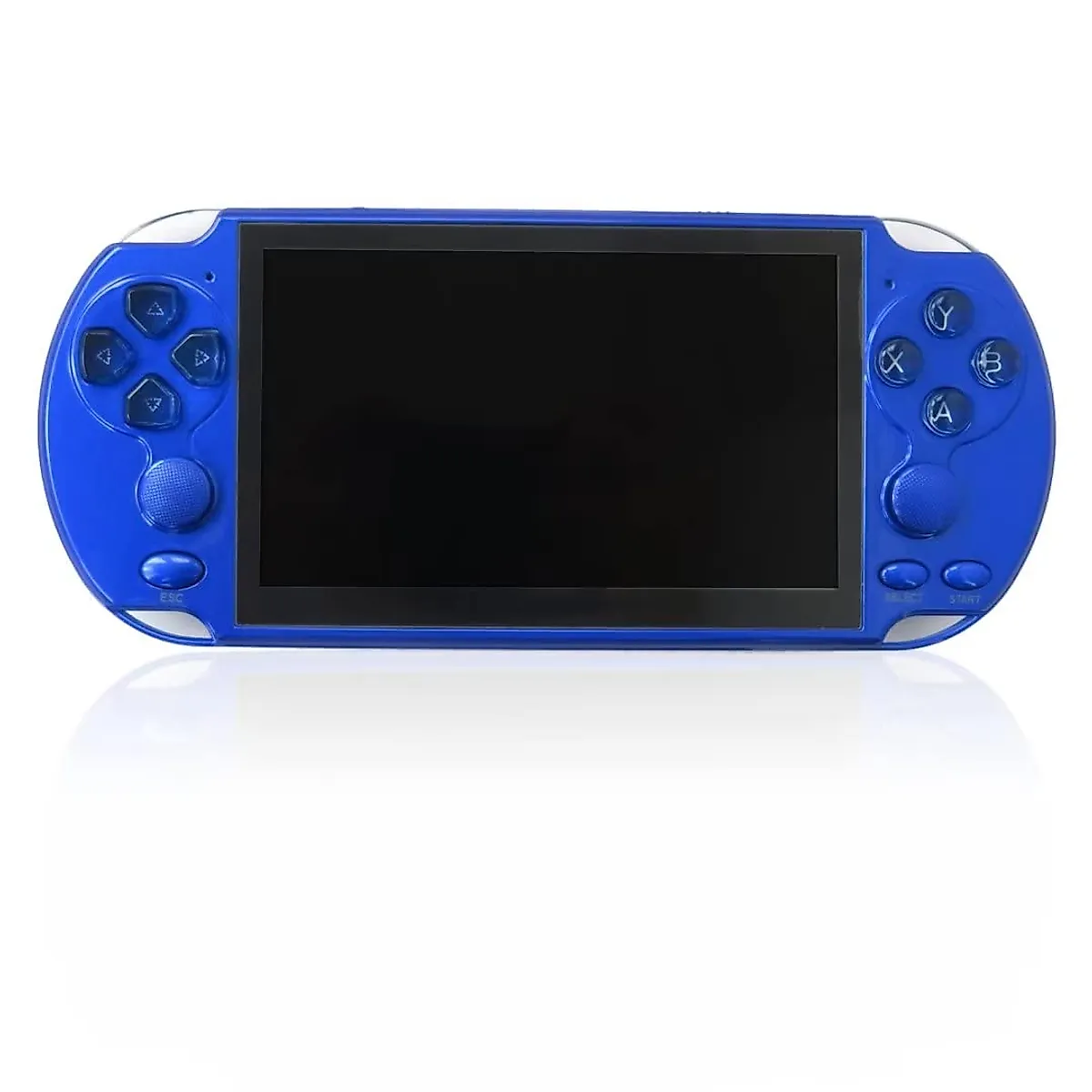 (Blue) 5.1'' 8GB Retro Handheld Game Console Portable Video Game Support Multi-Task Operation