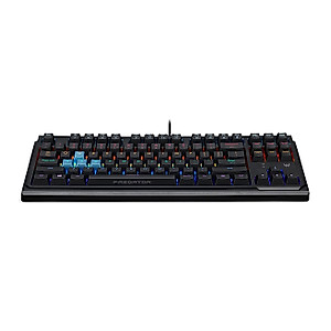 Acer Predator Aethon 301 TKL Gaming Keyboard - Gateron Blue Switches | 6 Zone Backlit LED Color Keys | 7 Level Brightness | 8 Preset Lighting Modes