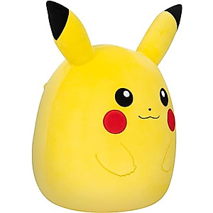 Squishmallows Pokemon 14-Inch Pikachu Plush - Add Pikachu to Your Squad, Ultrasoft Stuffed Animal Large Plush, Official Kelly Toy Plush