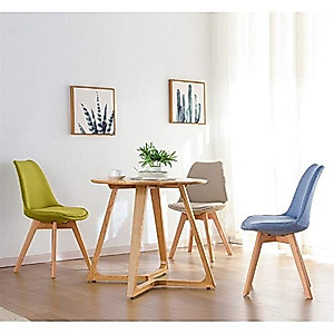 Mlaea Girl Bedroom Dressing Chair, Comfortable Home Office Chair Without Arms, Executive Computer Desk Chair, 43 * 43 * 83CM(Color:#4)