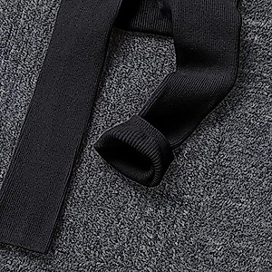 Newborn Baby Leggings Girls Boys Tights Pants with Suspenders Braces Infant Toddler Boho Clothes Fall Outfit Sweater Ribbed Knit High Waist Bottoms Autumn Winter Birthday Black 12-18 Months