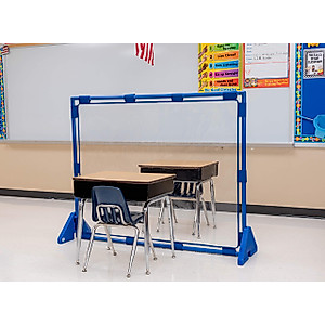 Children's Factory Big Screen Clear PlayPanel Super Set - 8, Kids Room Dividers, Classroom Privacy Screens, Clear